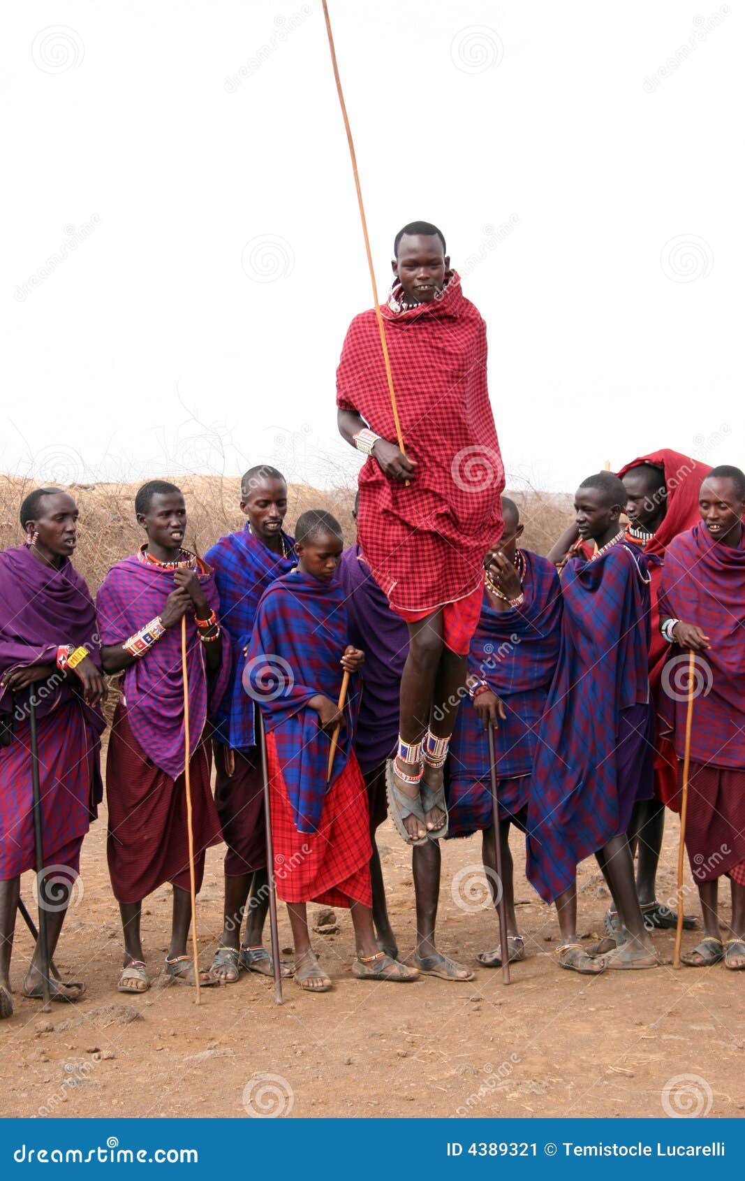 Masai jumping editorial photo. Image of kenya, nature - 4389321