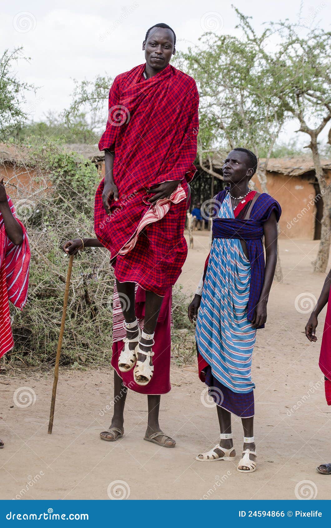 Masai jumping high editorial photo. Image of culture - 24594866