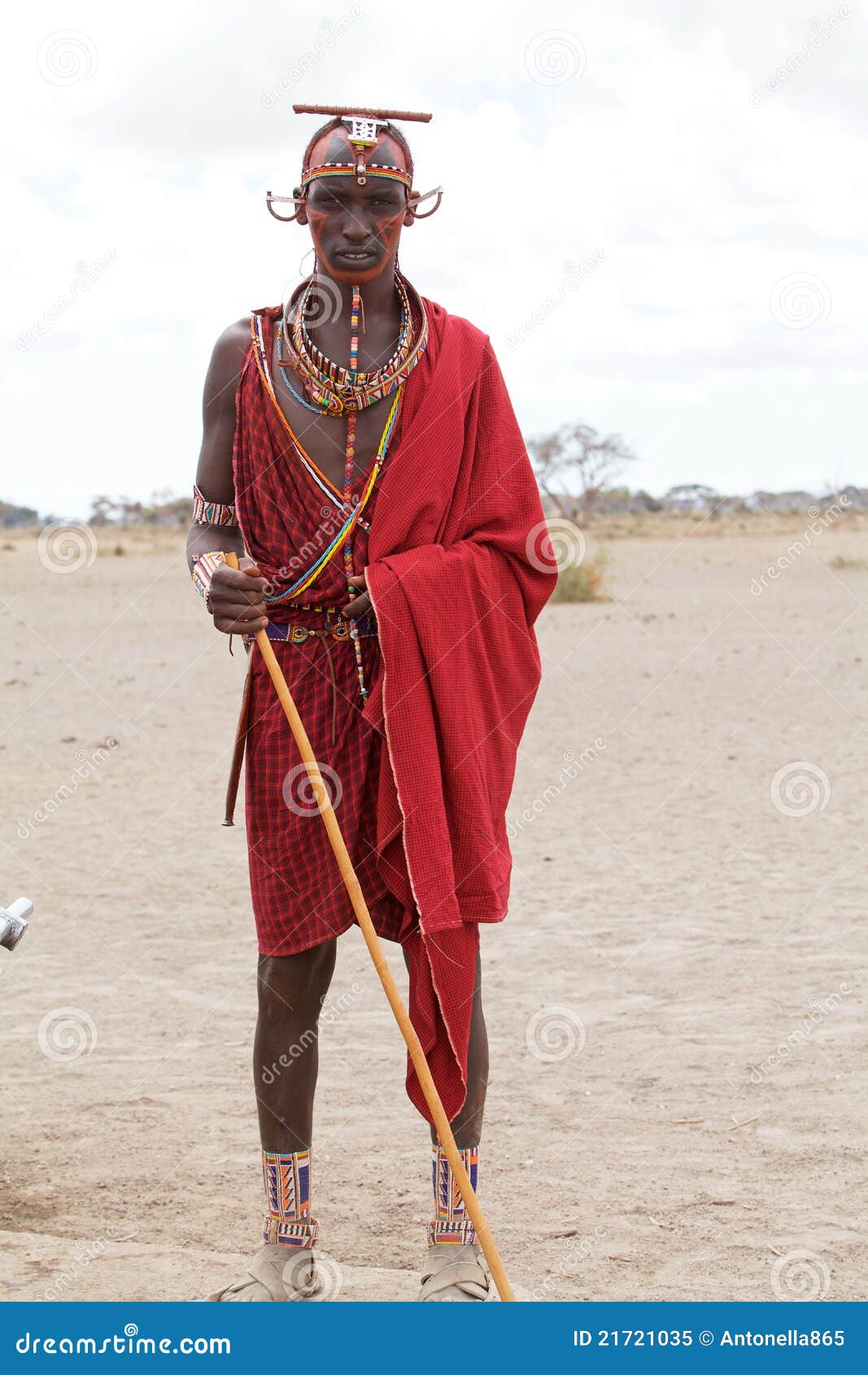 Masai man editorial image. Image of wild, lifestyle, culture - 21721035
