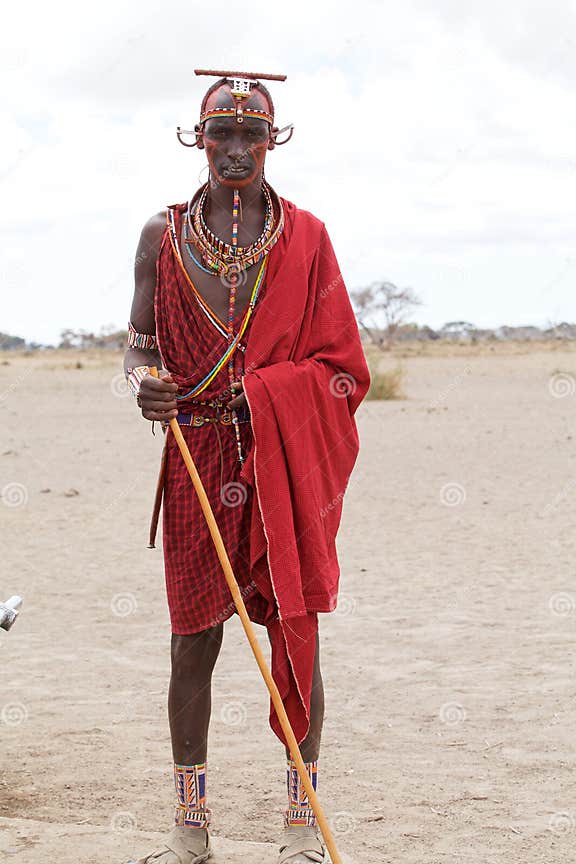 Masai man editorial image. Image of wild, lifestyle, culture - 21721035