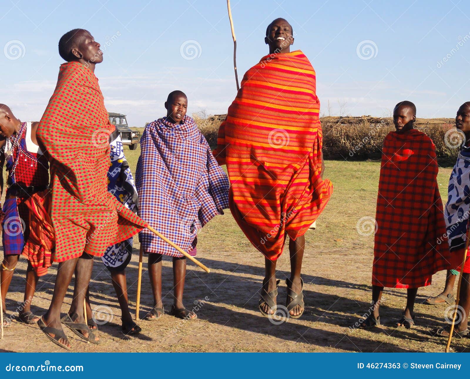Masai Mara Traditional Dance Editorial Stock Photo - Image of tribe ...