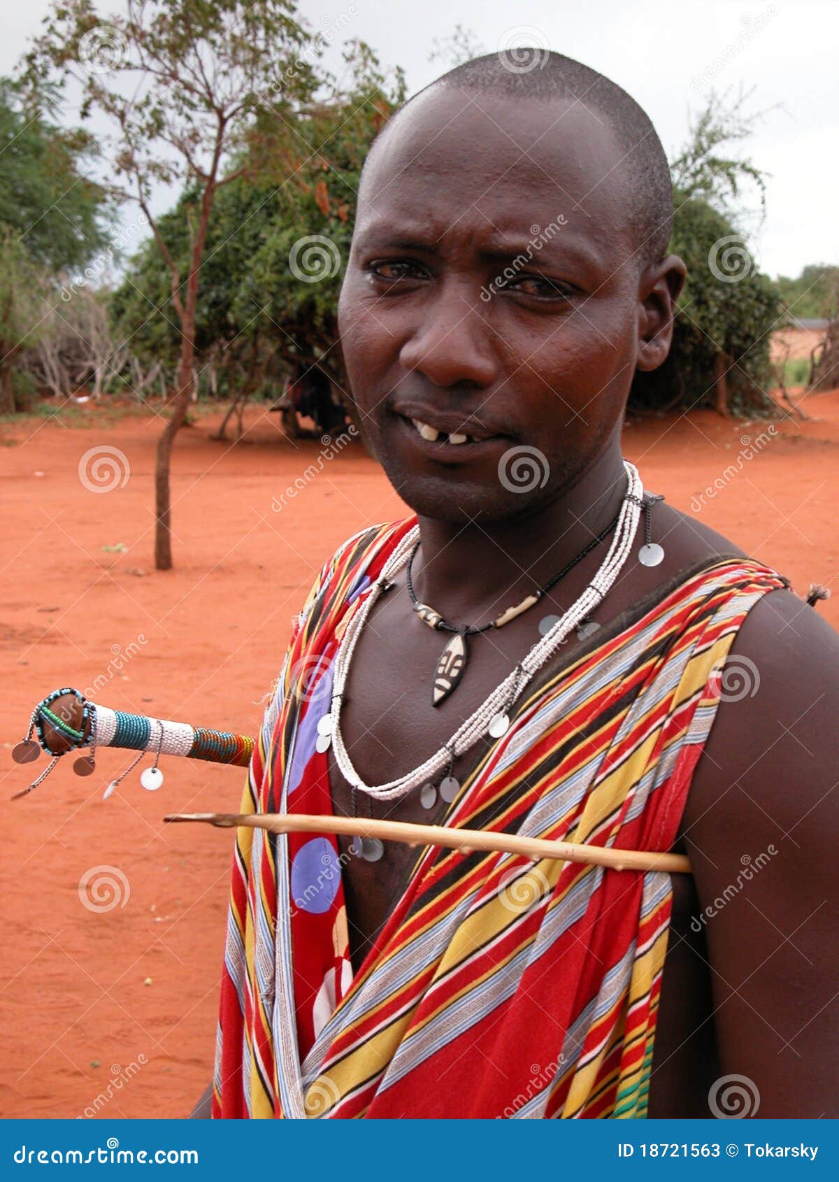 Masai men editorial stock photo. Image of traditional - 18721563