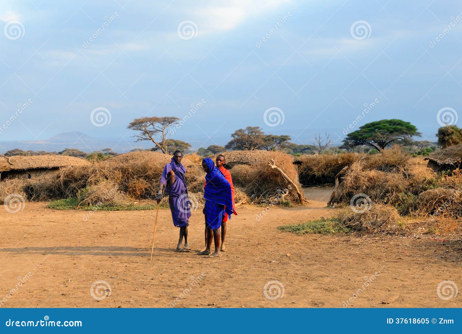 Masai men editorial image. Image of ethnic, masai, clothes - 37618605