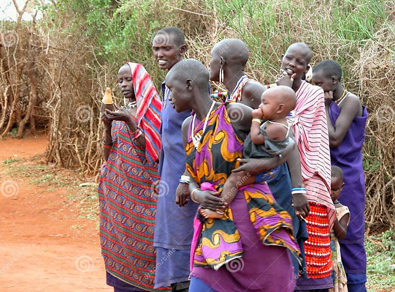 Masai tribe editorial stock image. Image of anthropological - 18721584