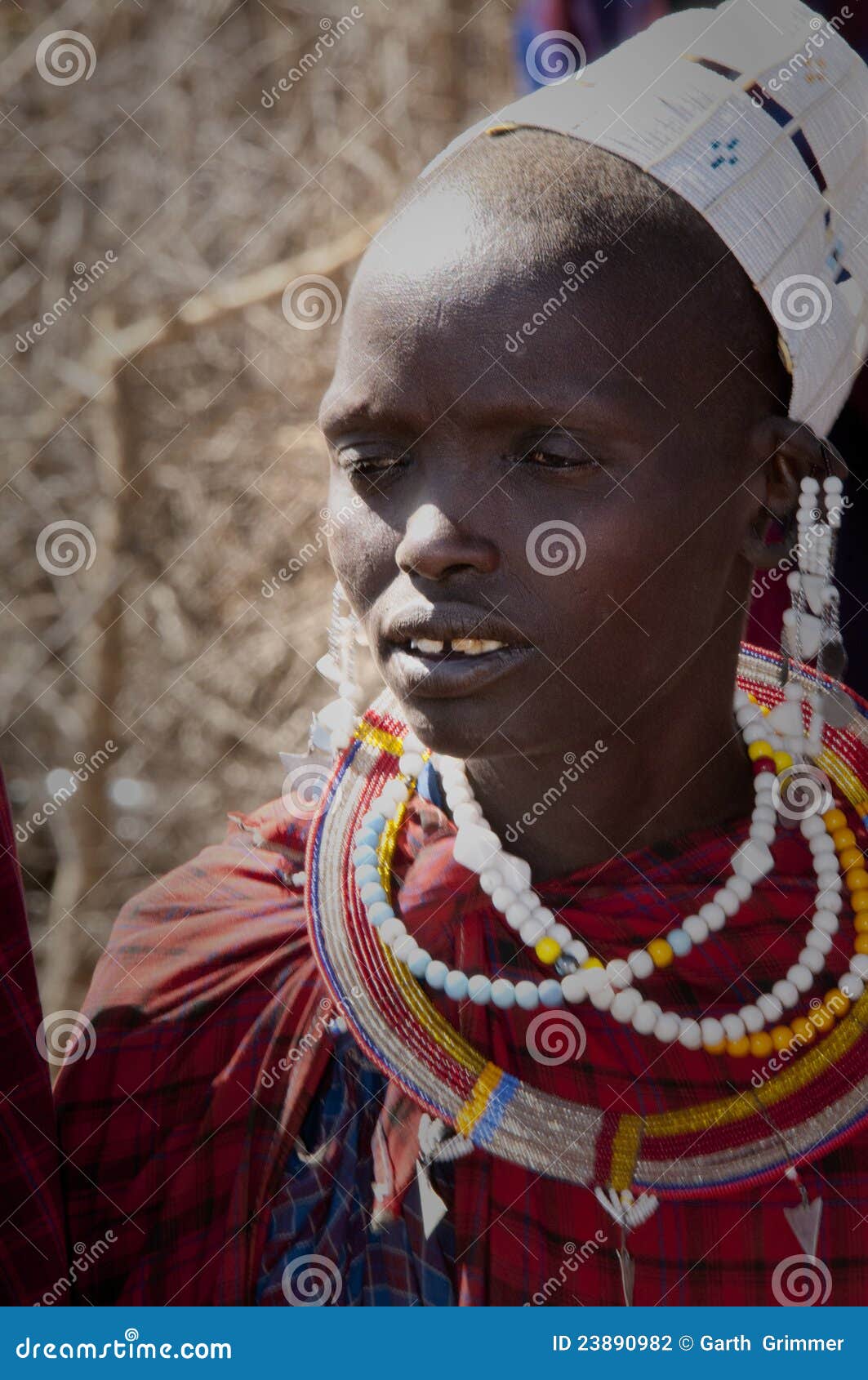 Masai woman editorial photography. Image of woman, portrait - 23890982