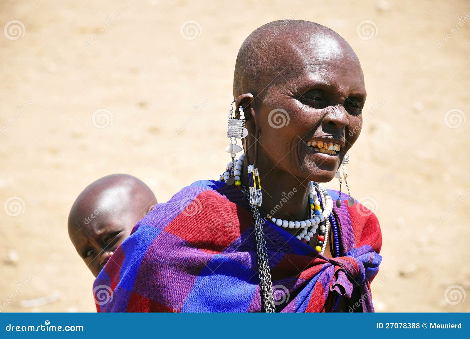 Masai woman editorial stock photo. Image of holiday, journey - 27078388