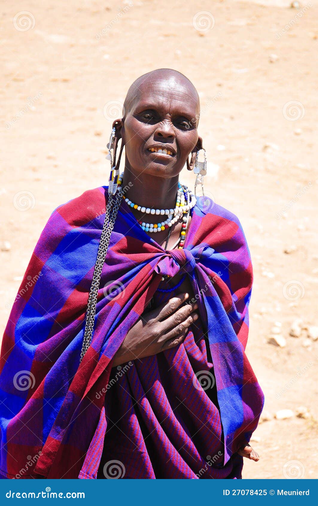 Masai woman editorial image. Image of head, jewelry, look - 27078425