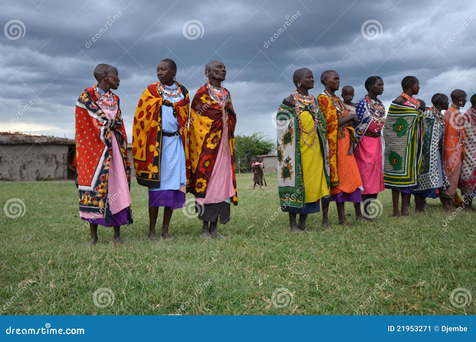 Masai women editorial photo. Image of traditional, person - 21953271