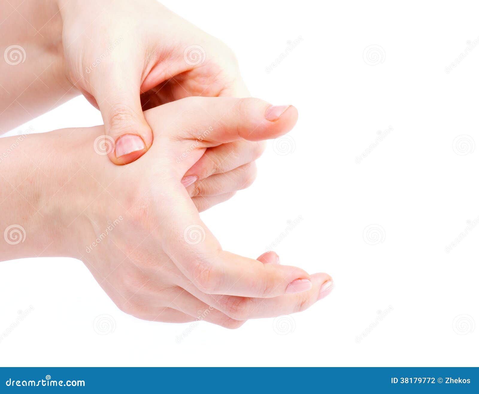 Masaje sano de la mano foto de archivo. Imagen de mimar - 38179772