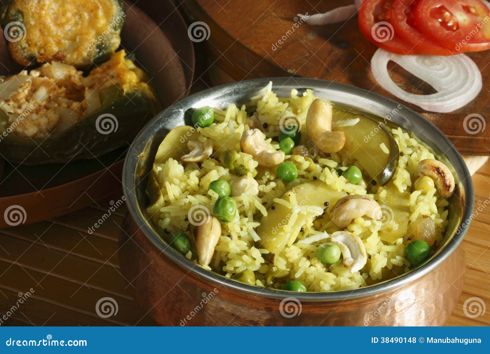 Masala Bhaat is a Rice Based Dish from India Stock Photo - Image of ...