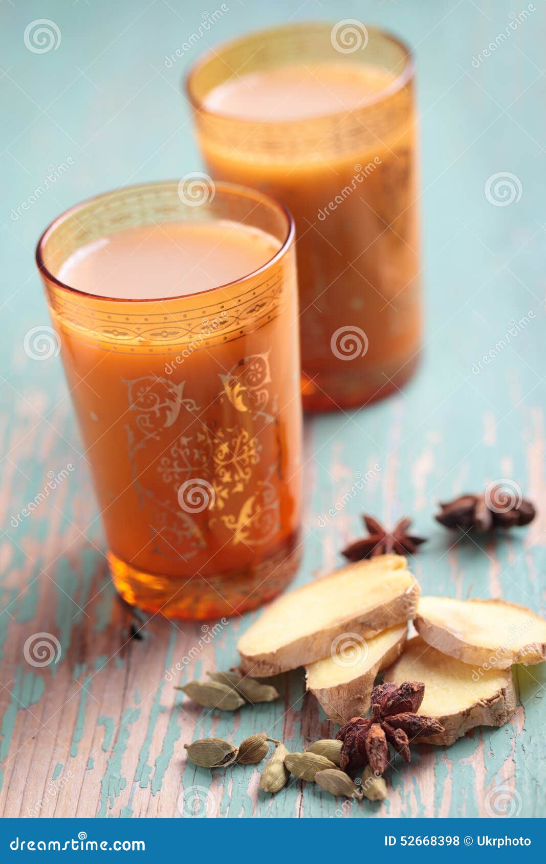 Masala chai tea stock photo. Image of rustic, milk, healthy - 52668398