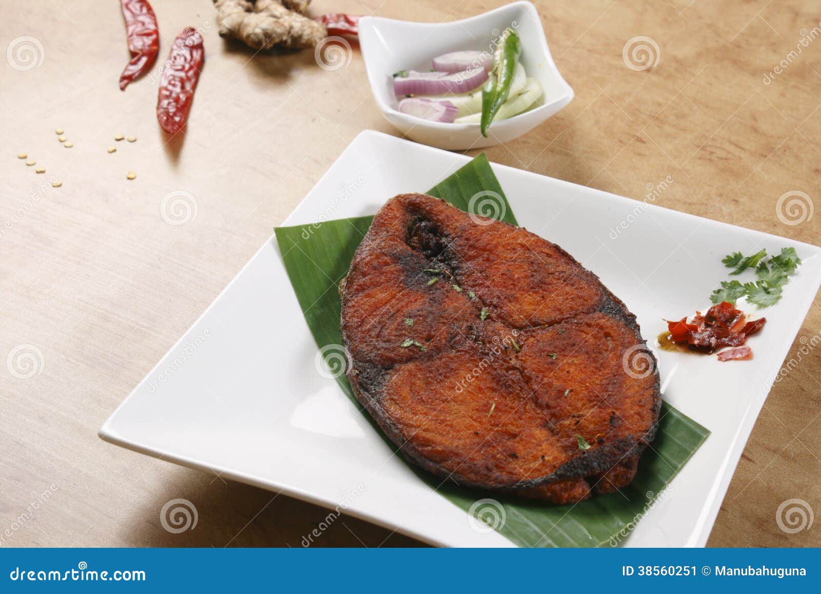 Masala Fish Fry from Kerala, India Stock Image - Image of fried ...
