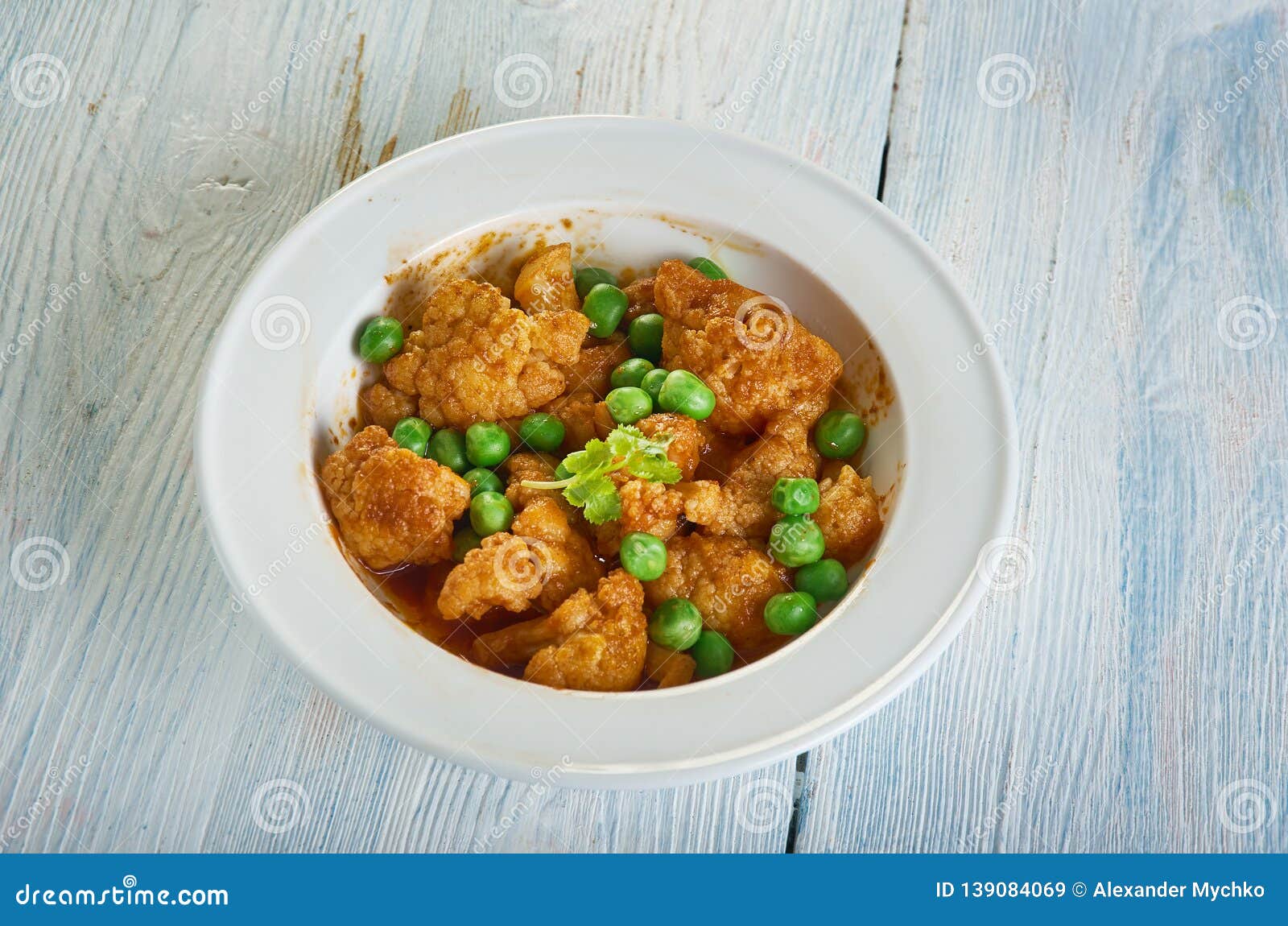 Masala Gobi stock image. Image of roasted, healthy, asia - 139084069