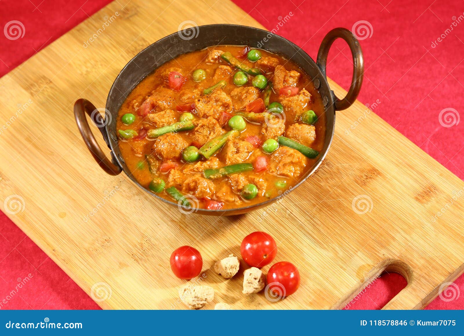 Masala Soya Mater or Soyabeen Mutter Stock Photo - Image of meal ...