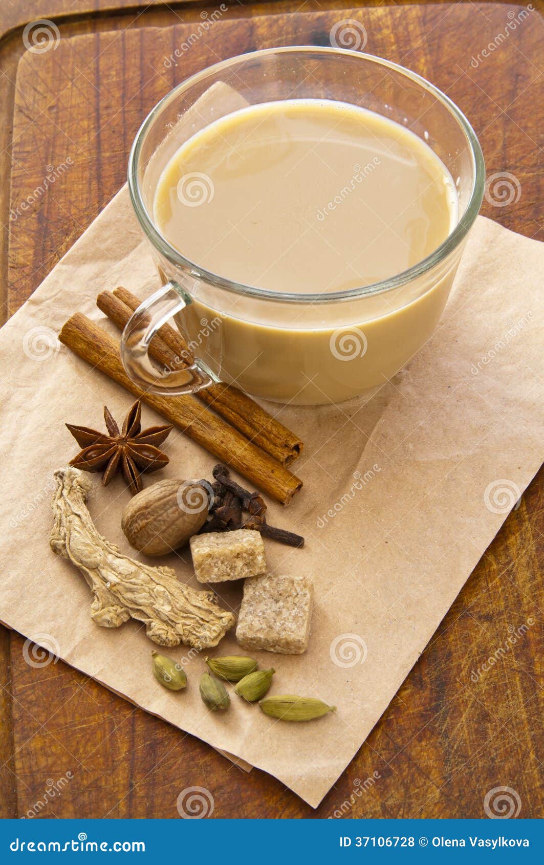 Masala tea stock photo. Image of afternoon, drink, blend - 37106728
