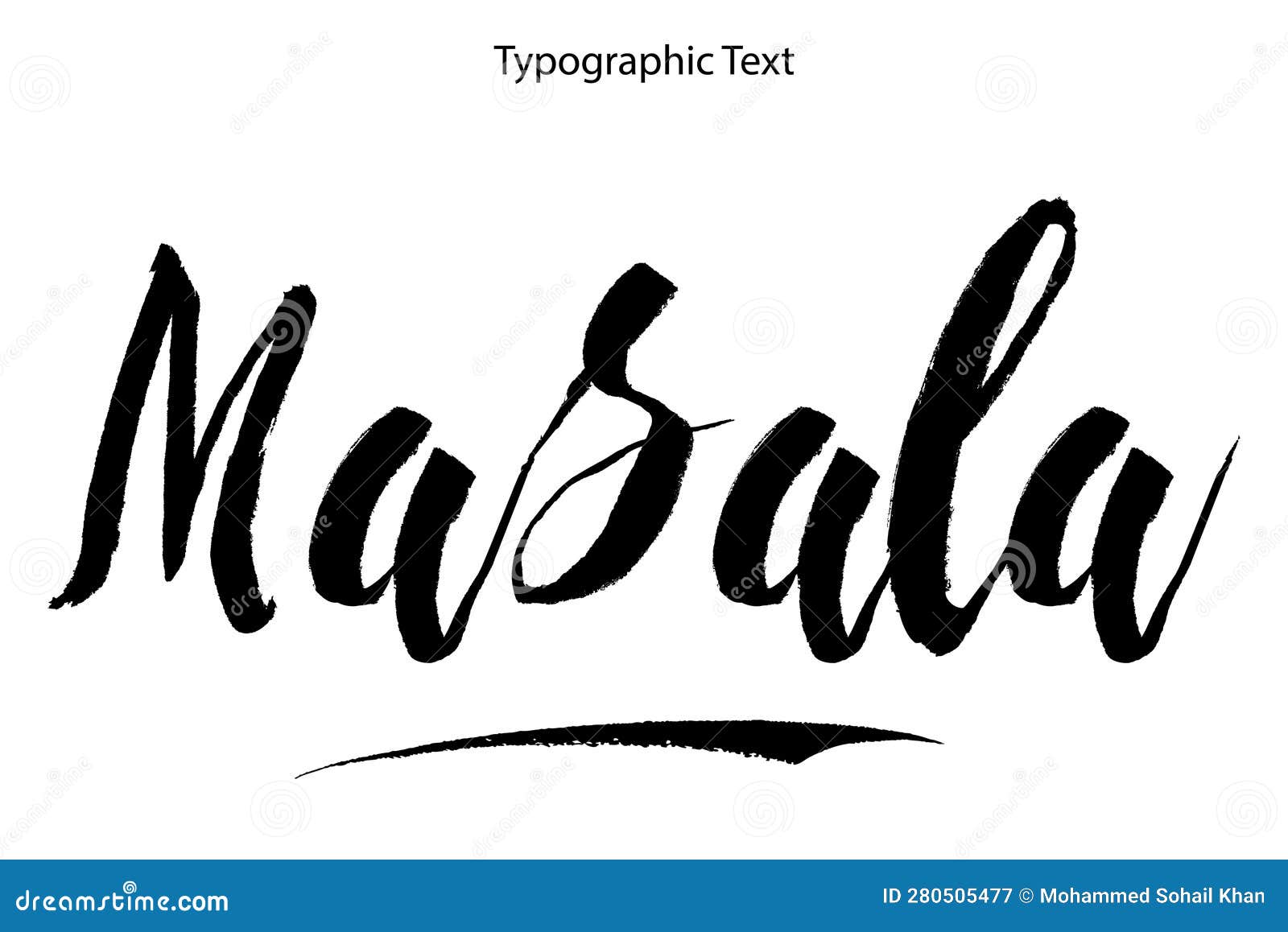 Masala Typography Lettering Text Vector Design Quote Stock Vector ...