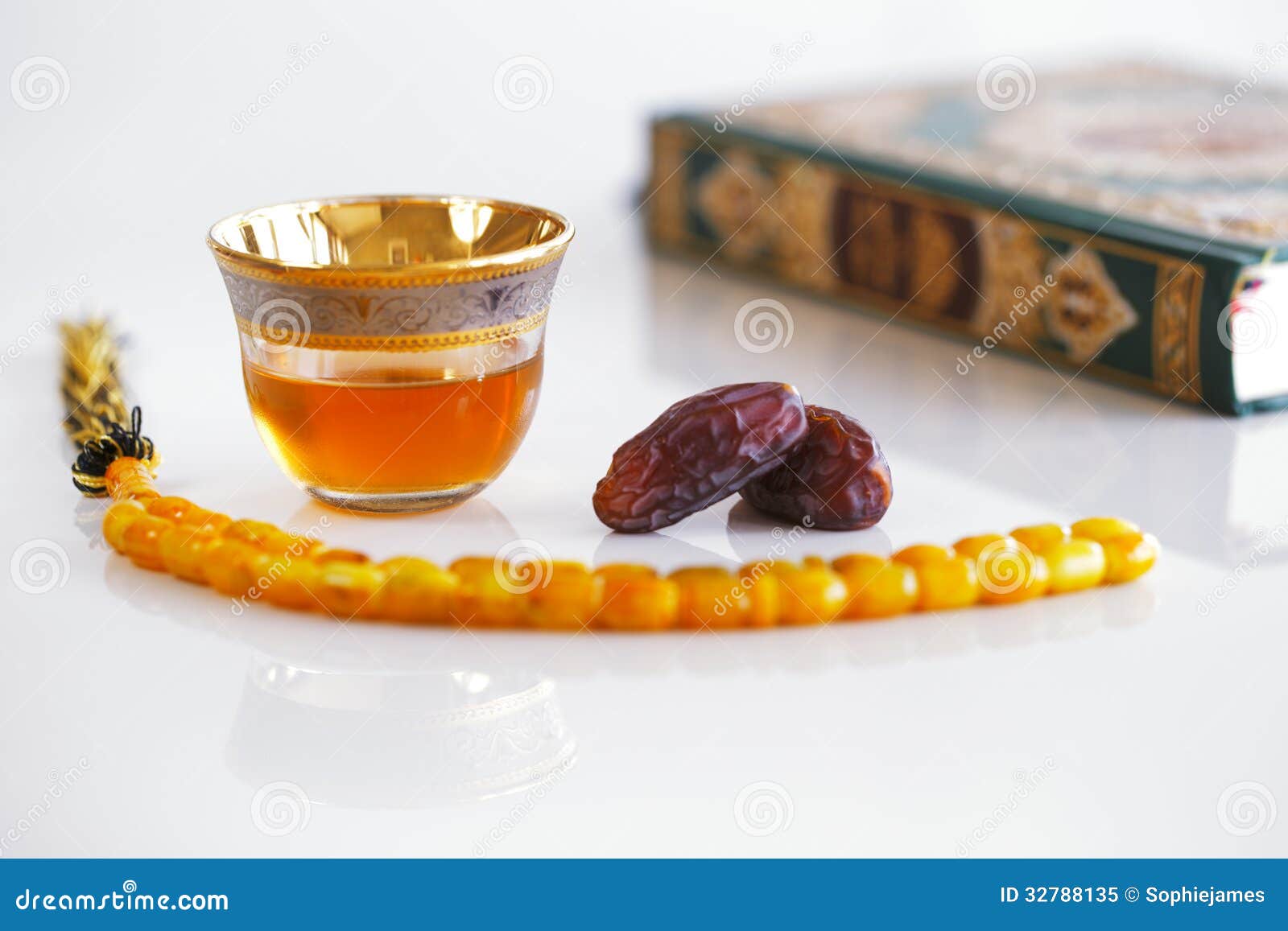 Masbaha, Quran, Arabic Tea and Dried Dates are Symbols of Ramadan Stock ... Masbaha, Quran, Arabic Tea and Dried Dates are Symbols of Ramadan Stock ...