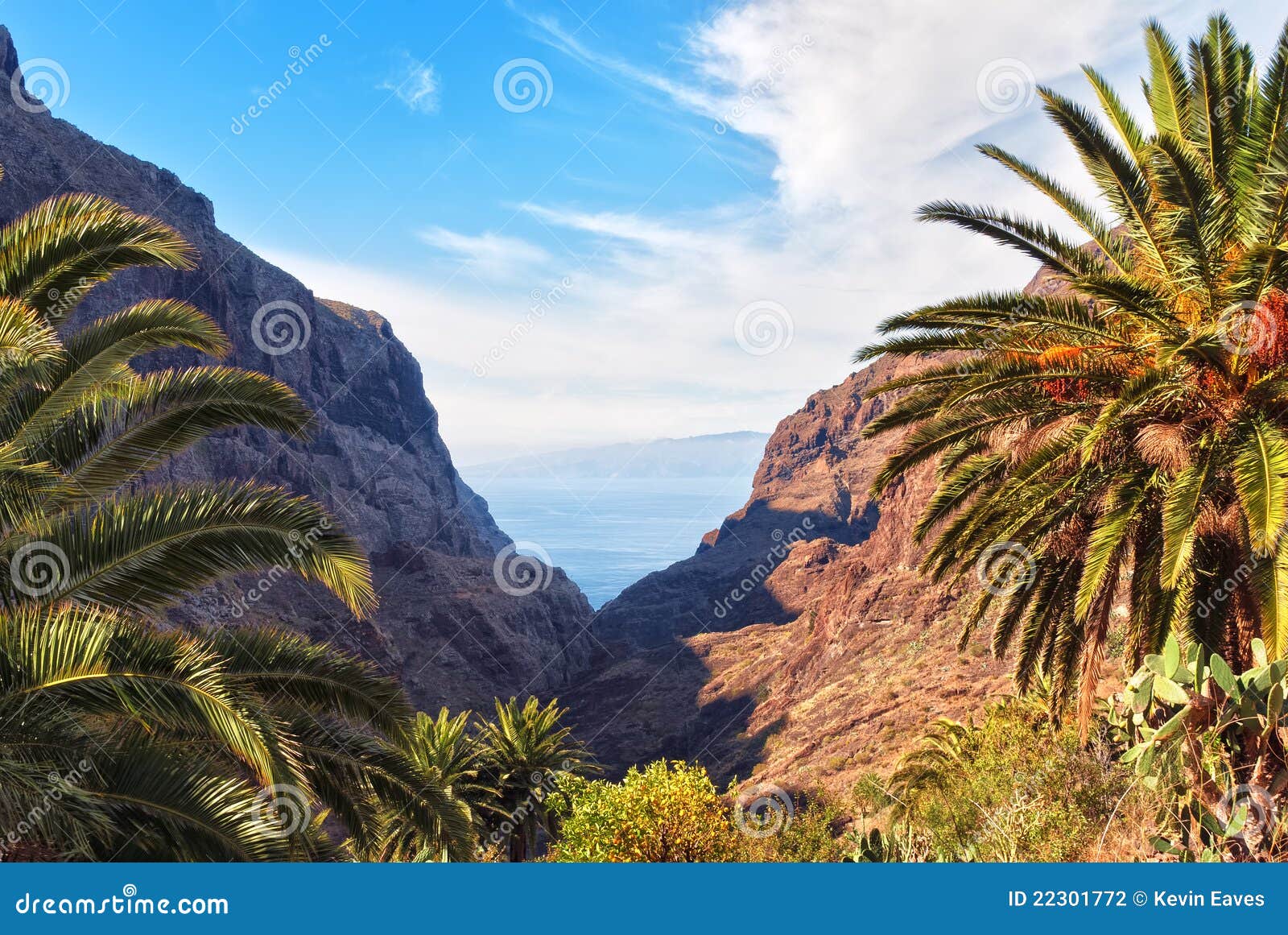 Masca Gorge, Tenerife stock photo. Image of geographical - 22301772