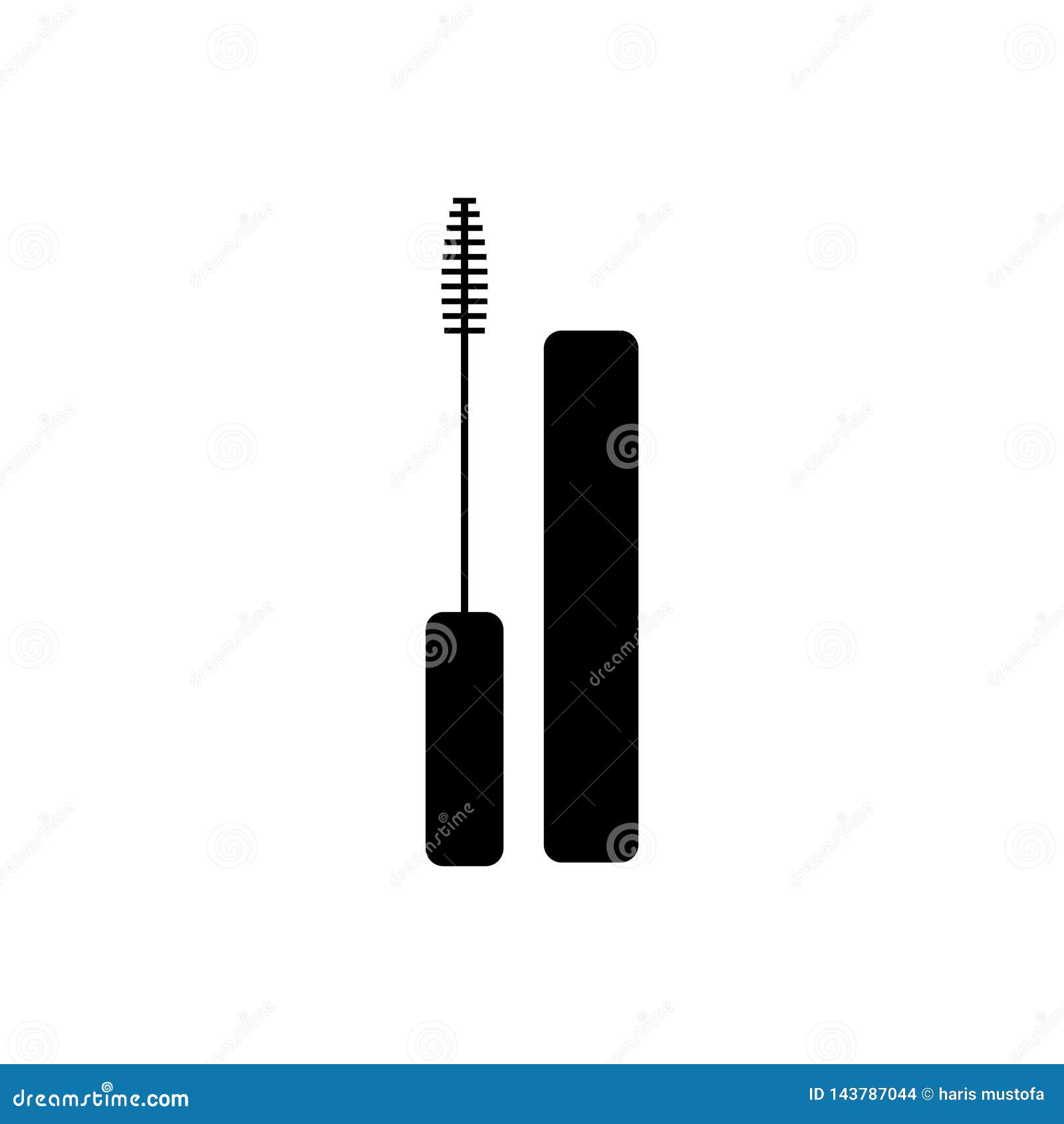 Mascara Graphic Design Template Vector Isolated Stock Vector ...