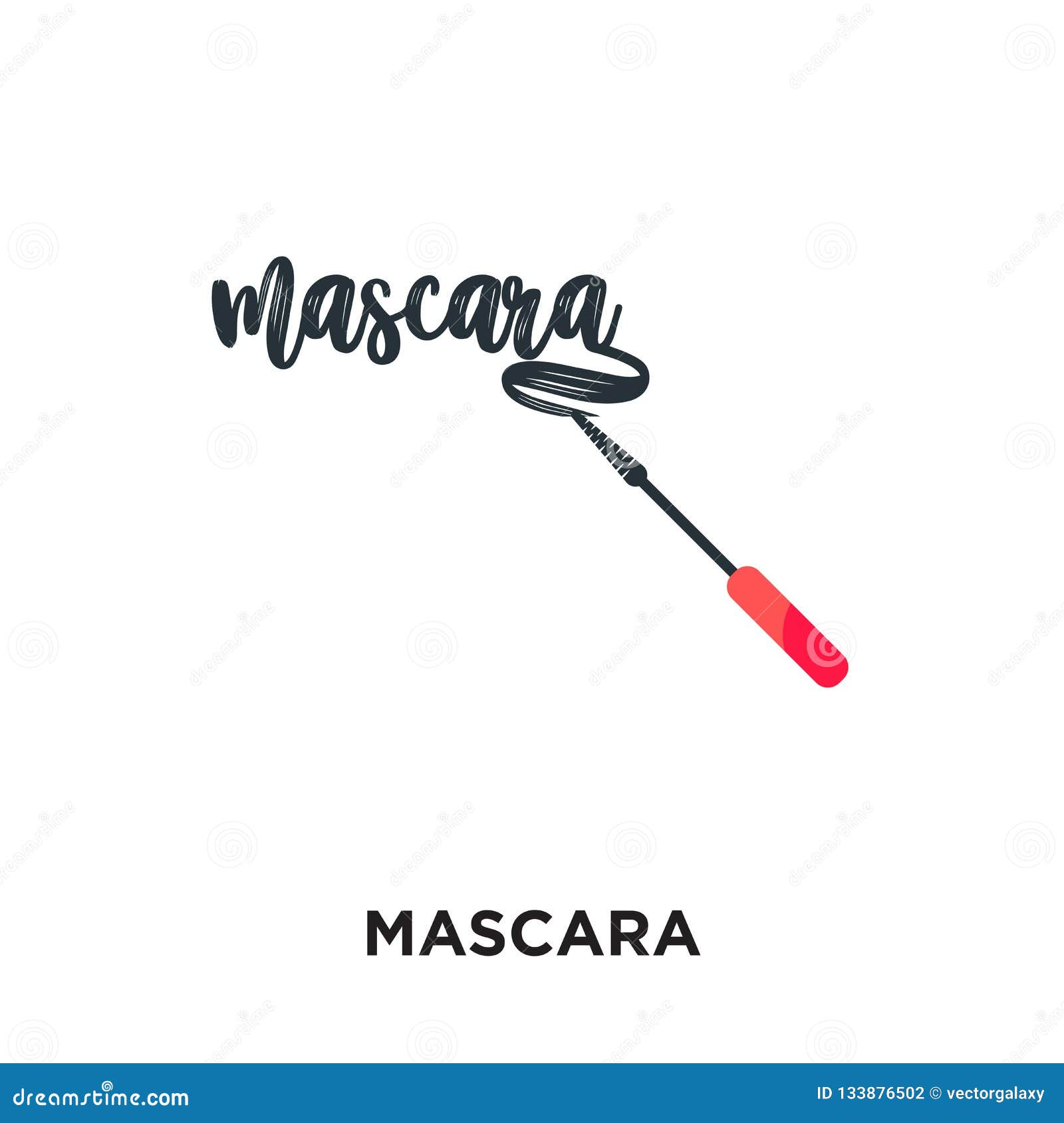 Mascara Logo Isolated on White Background for Your Web, Mobile a Stock ...