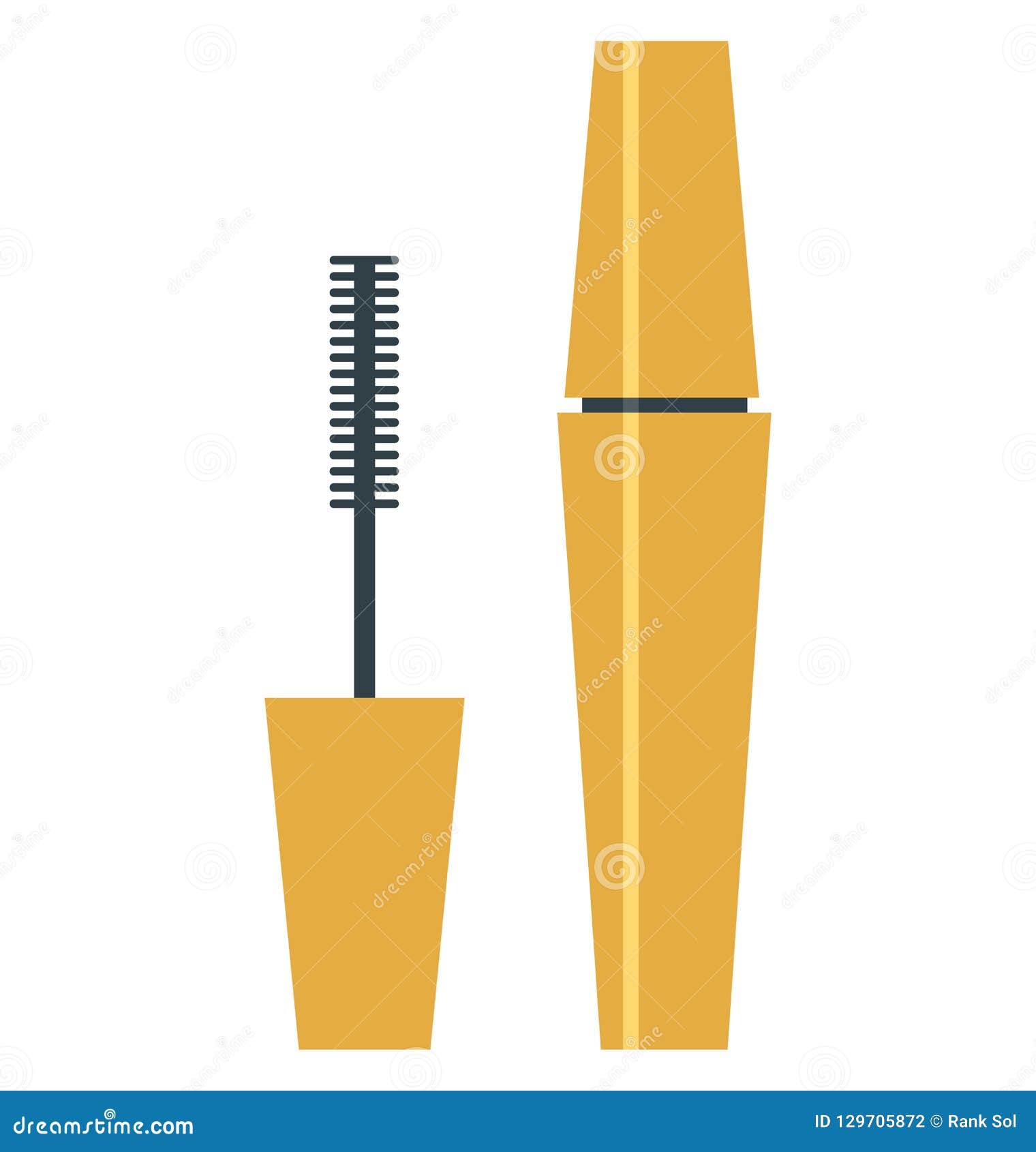 Mascara Vector Isolated Vector Icons that Can Be Easily Modified and ...