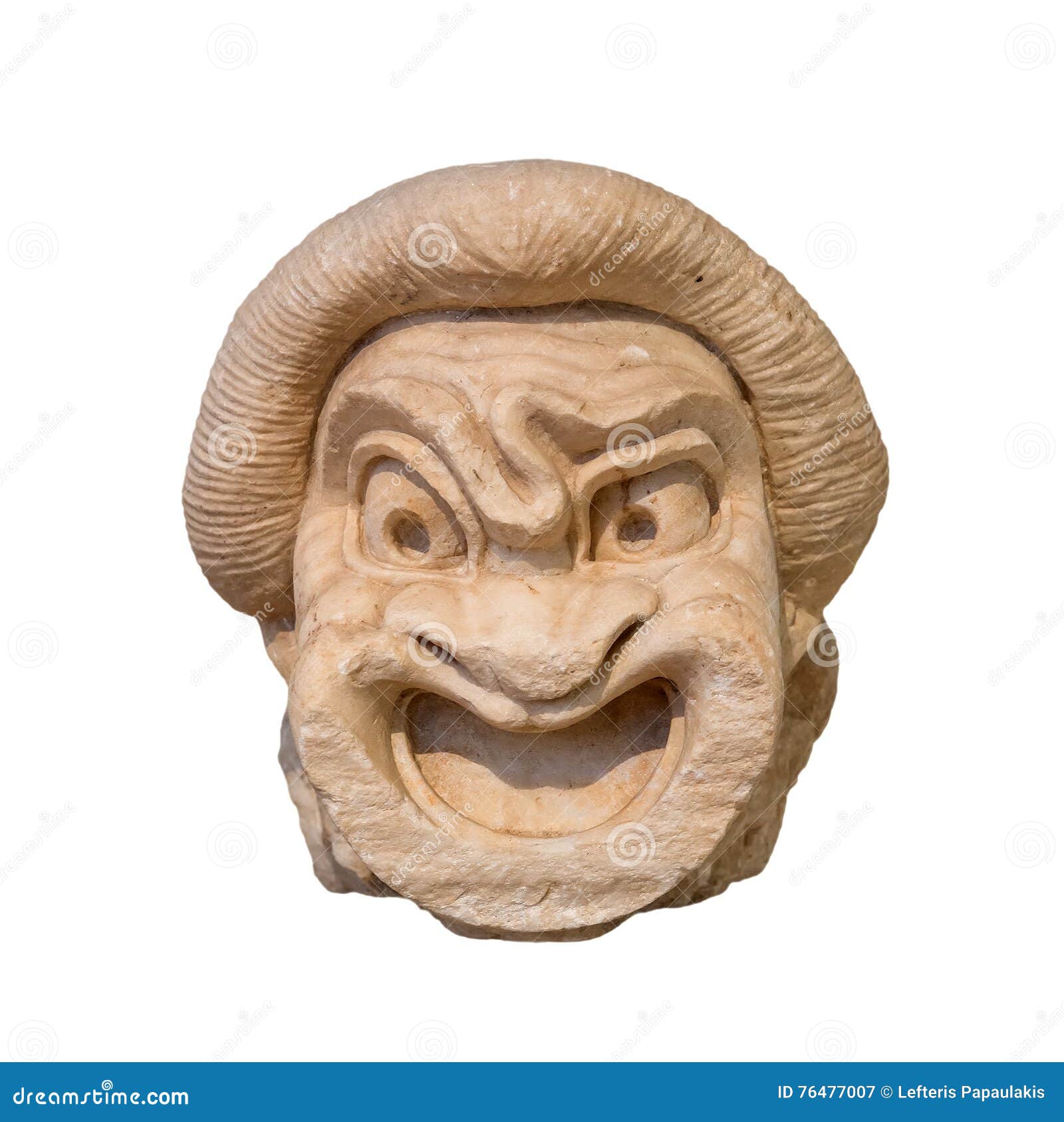 Maschera Del Teatro Del Greco Antico Immagine Stock - Immagine di greco ...