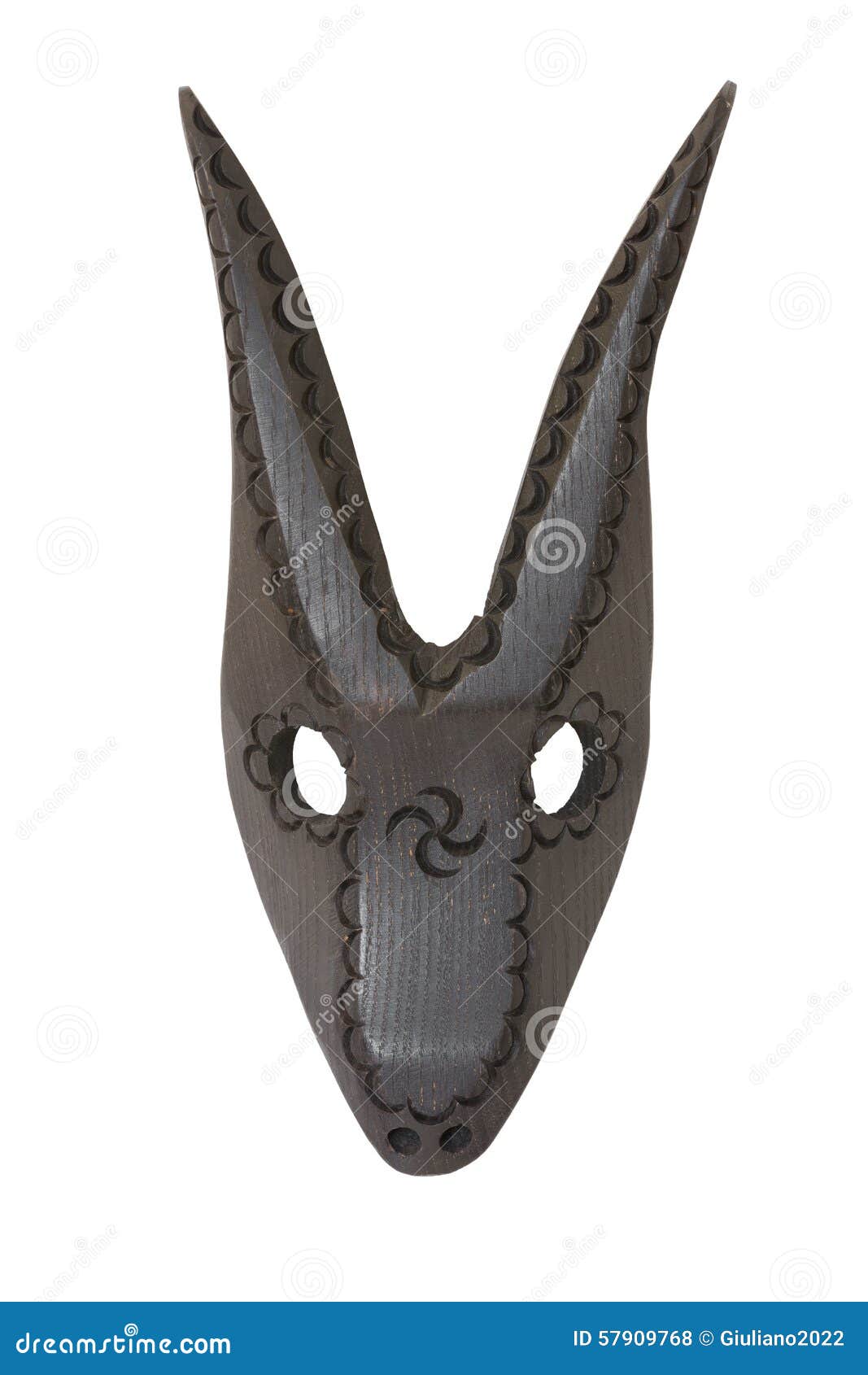 Maschera Sarda Di Legno Della Capra Fotografia Stock - Immagine di ...