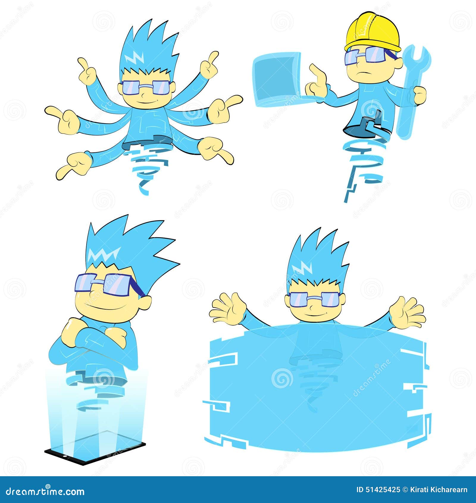 It Mascot stock illustration. Illustration of gadget - 51425425