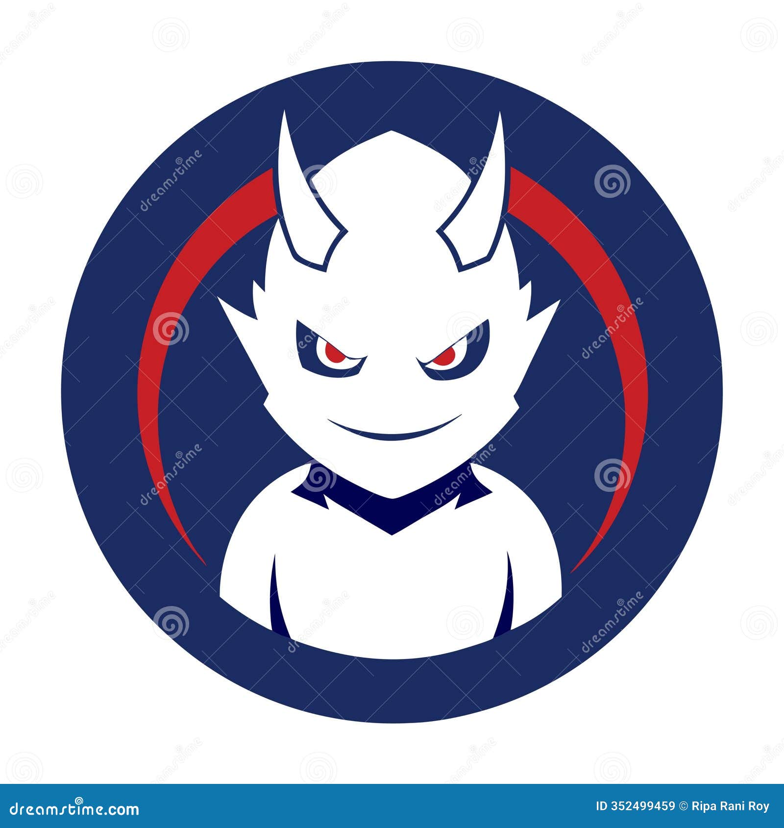 Mascot-in-circle-gaming-logo Stock Vector - Illustration of diagram ...