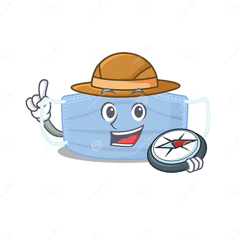 Mascot Design Concept of Surgical Mask Explorer Using a Compass in the ...