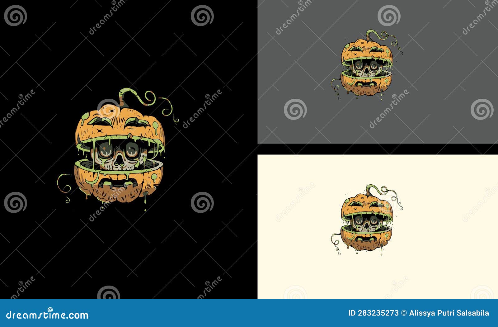 Mascot Design of Face Zombie Vector Illustration Design Stock Vector ...
