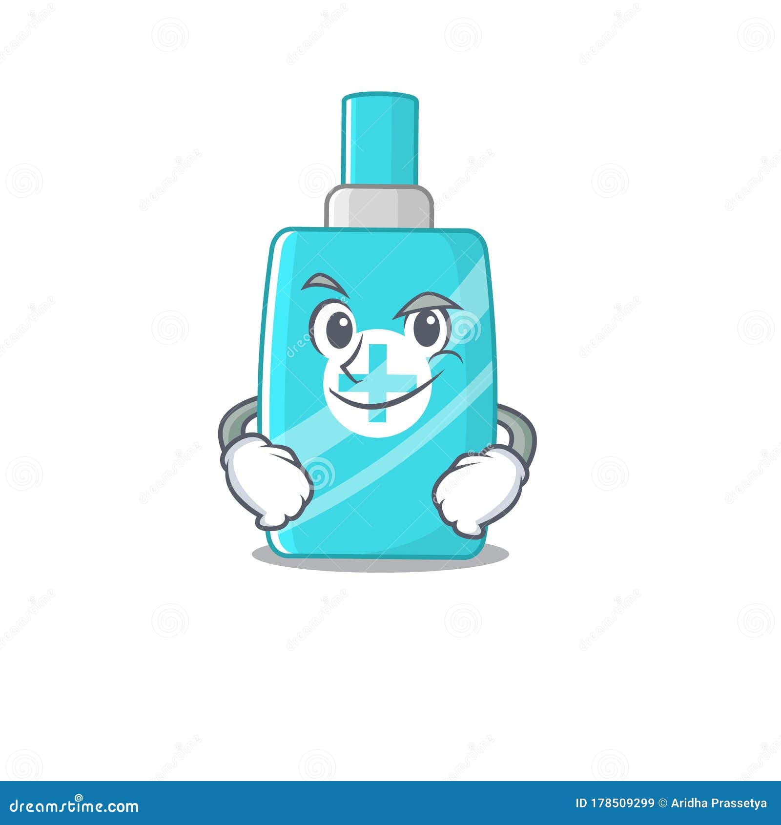 A Mascot Design of Ointment Cream Having Confident Gesture Stock Vector ...