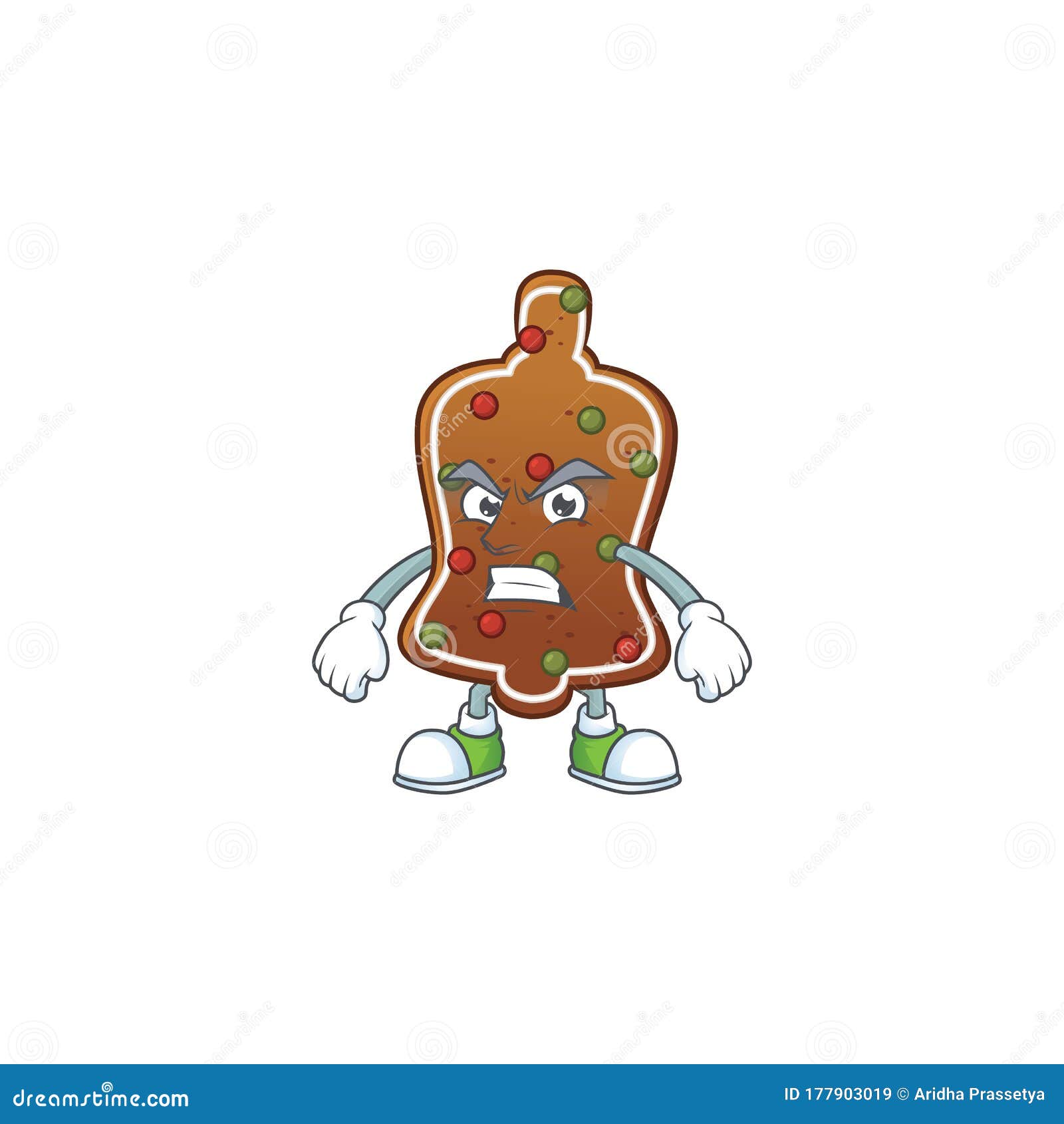 Angry Bell Cartoon Stock Illustration | CartoonDealer.com #48991801