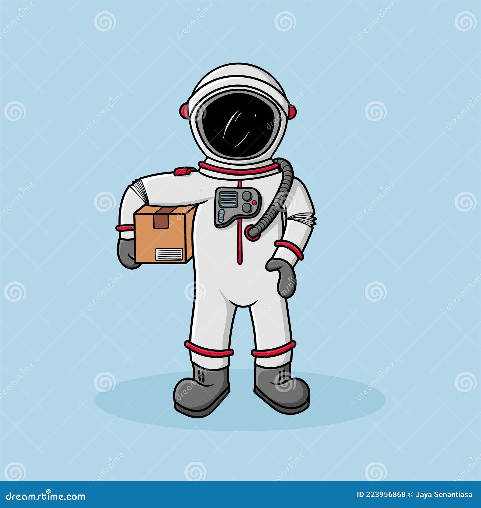 Astronout Vector Sketch Illustration, Scribble Art | CartoonDealer.com ...