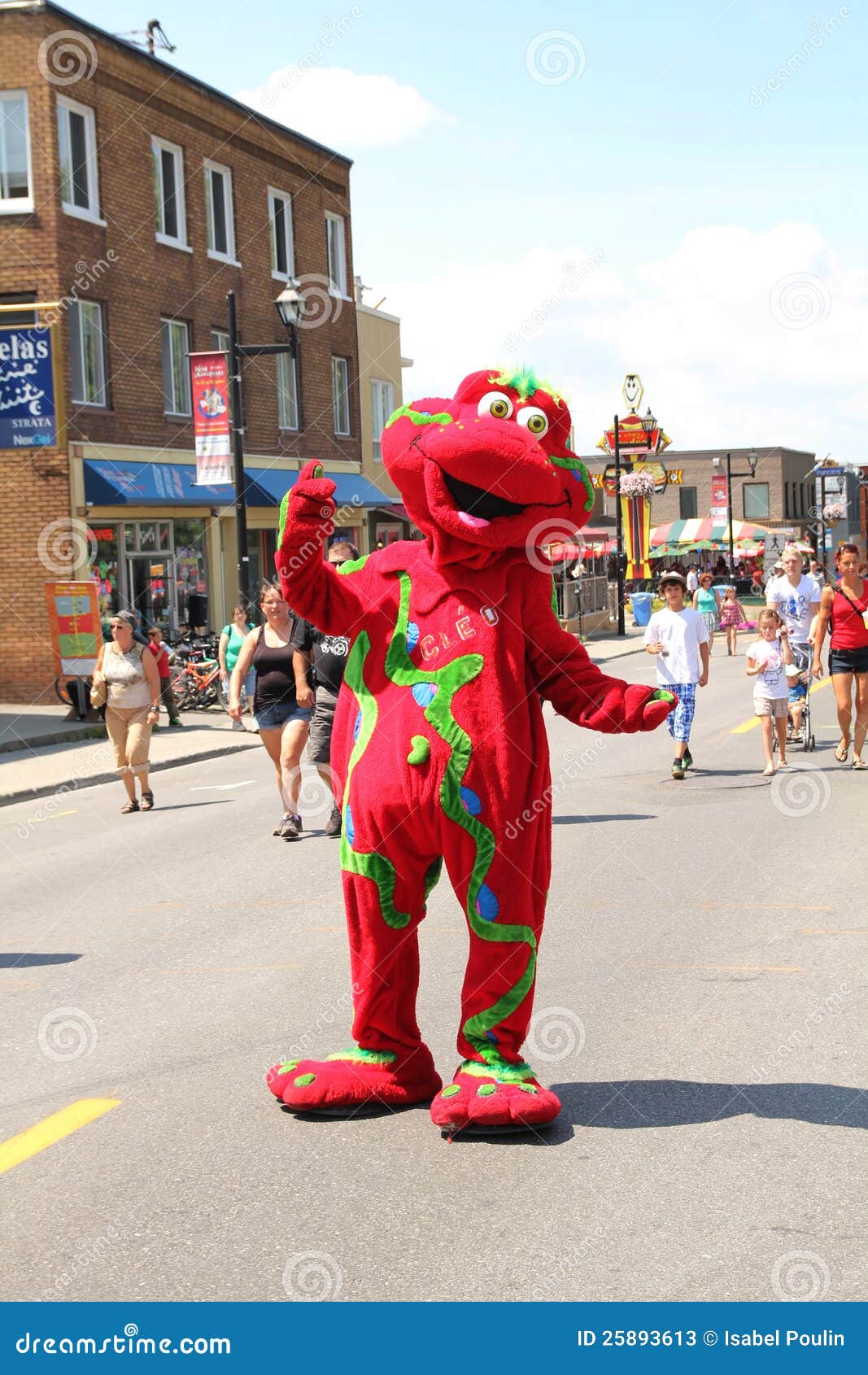 Mascot festival editorial stock photo. Image of publicity - 25893613