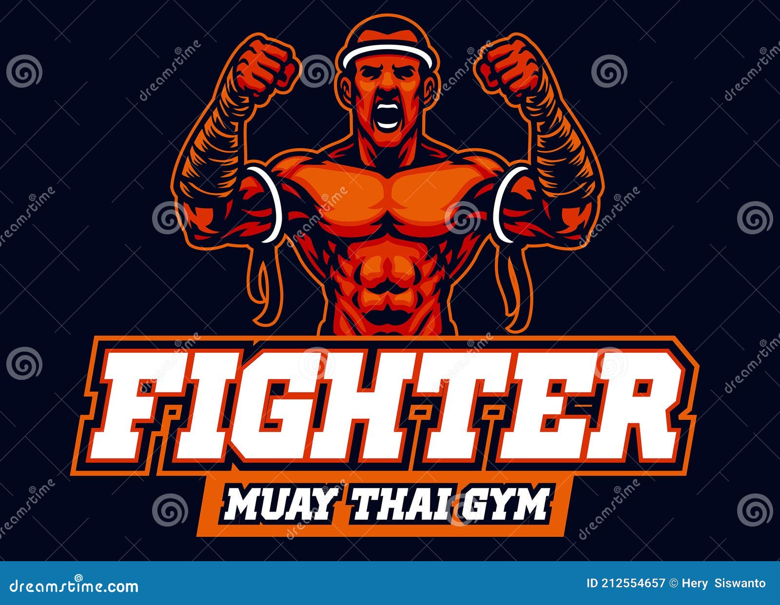 Muay Thai Popular Thai Boxing Style Text, Font, Graphic Vector. Muay ...