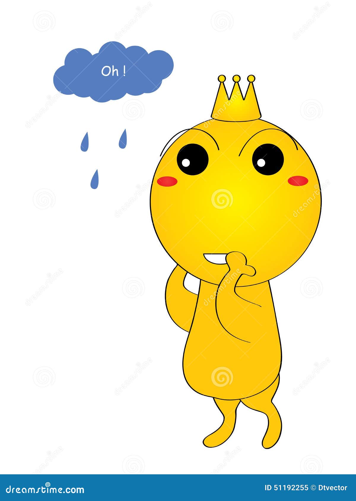 Mascot smiley sorry stock vector. Illustration of damn - 51192255