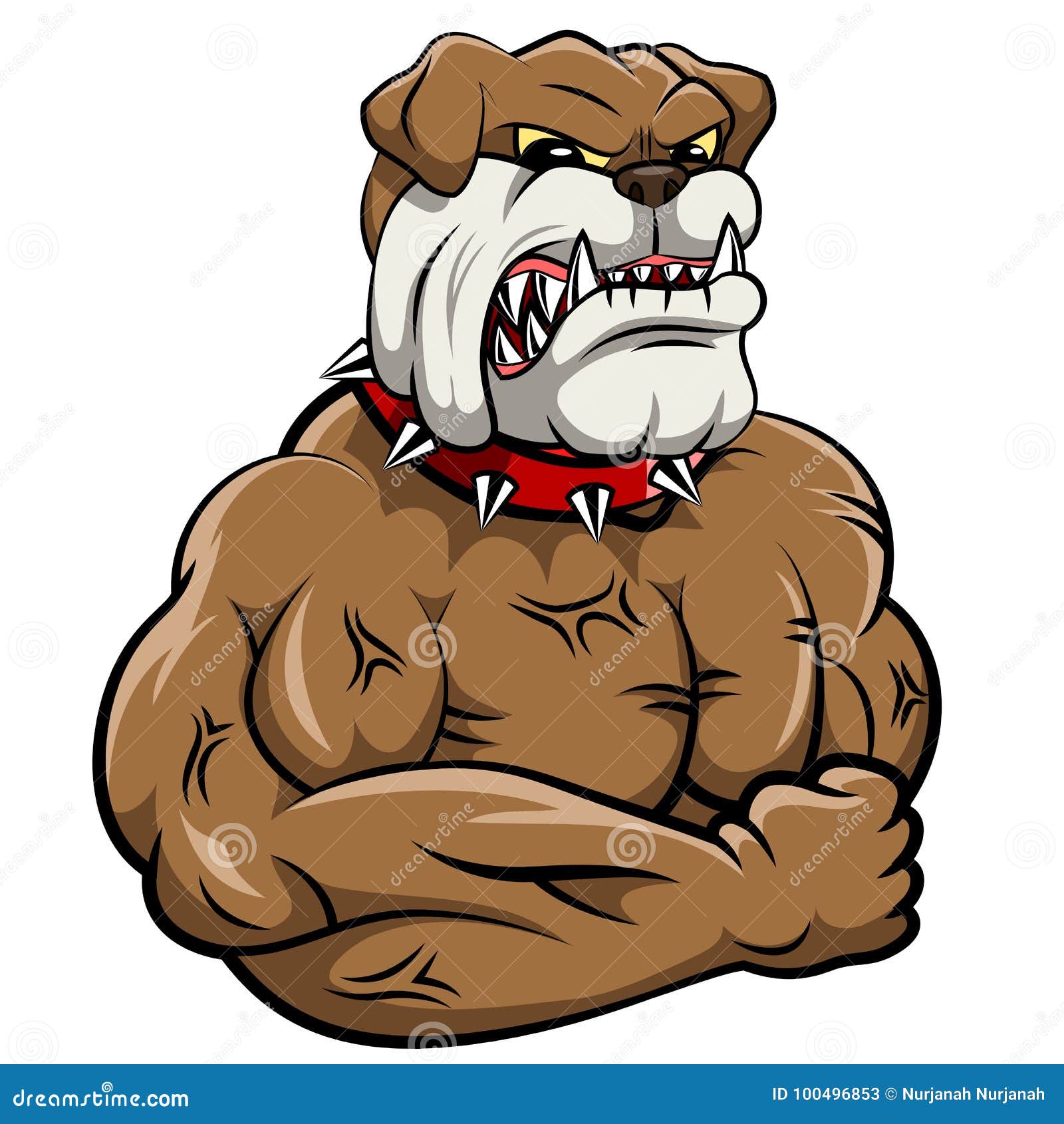 Mascota enojada del perro ilustración del vector. Ilustración de ...