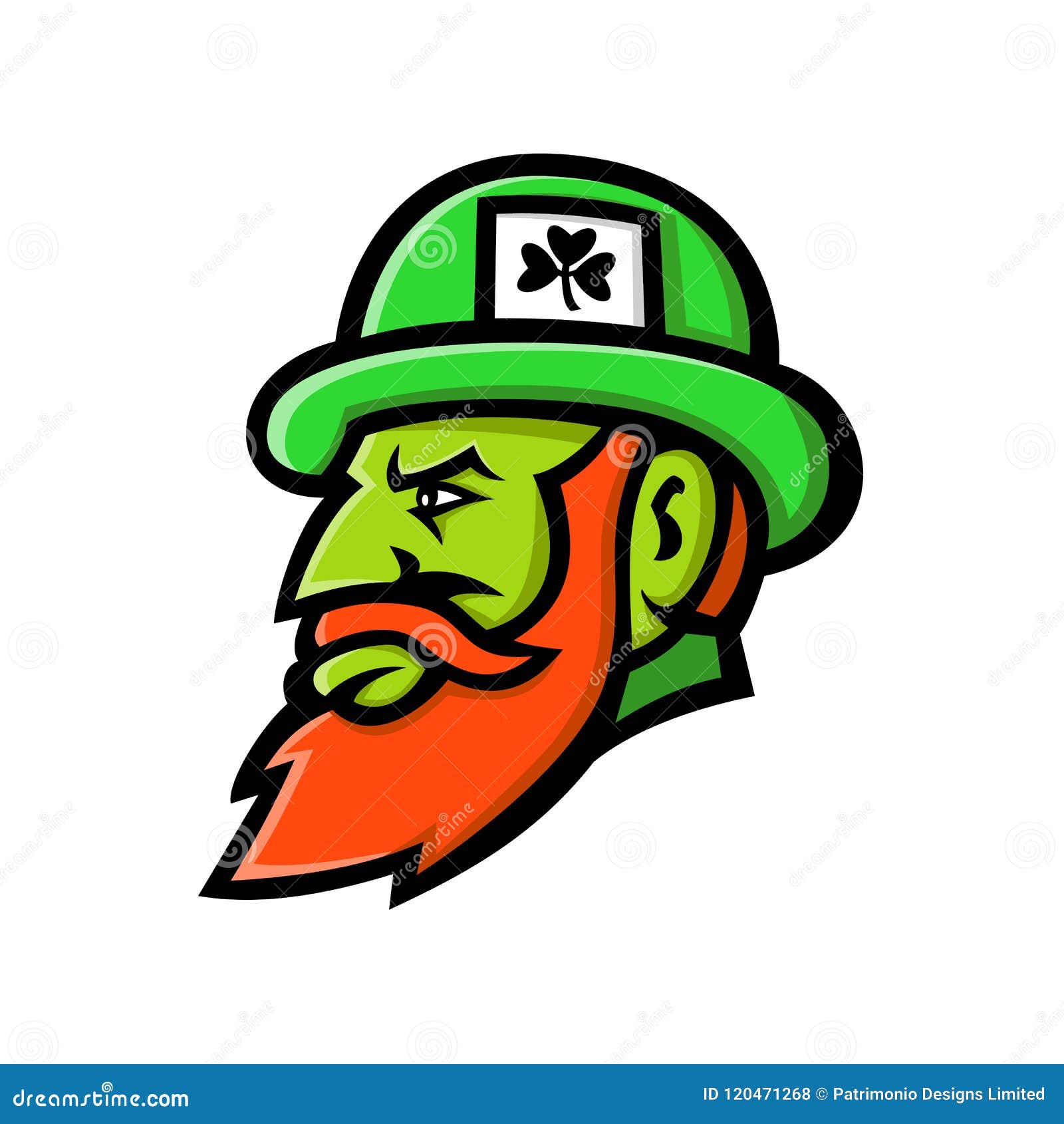 Mascota Principal Del Duende Ilustración del Vector - Ilustración de ...