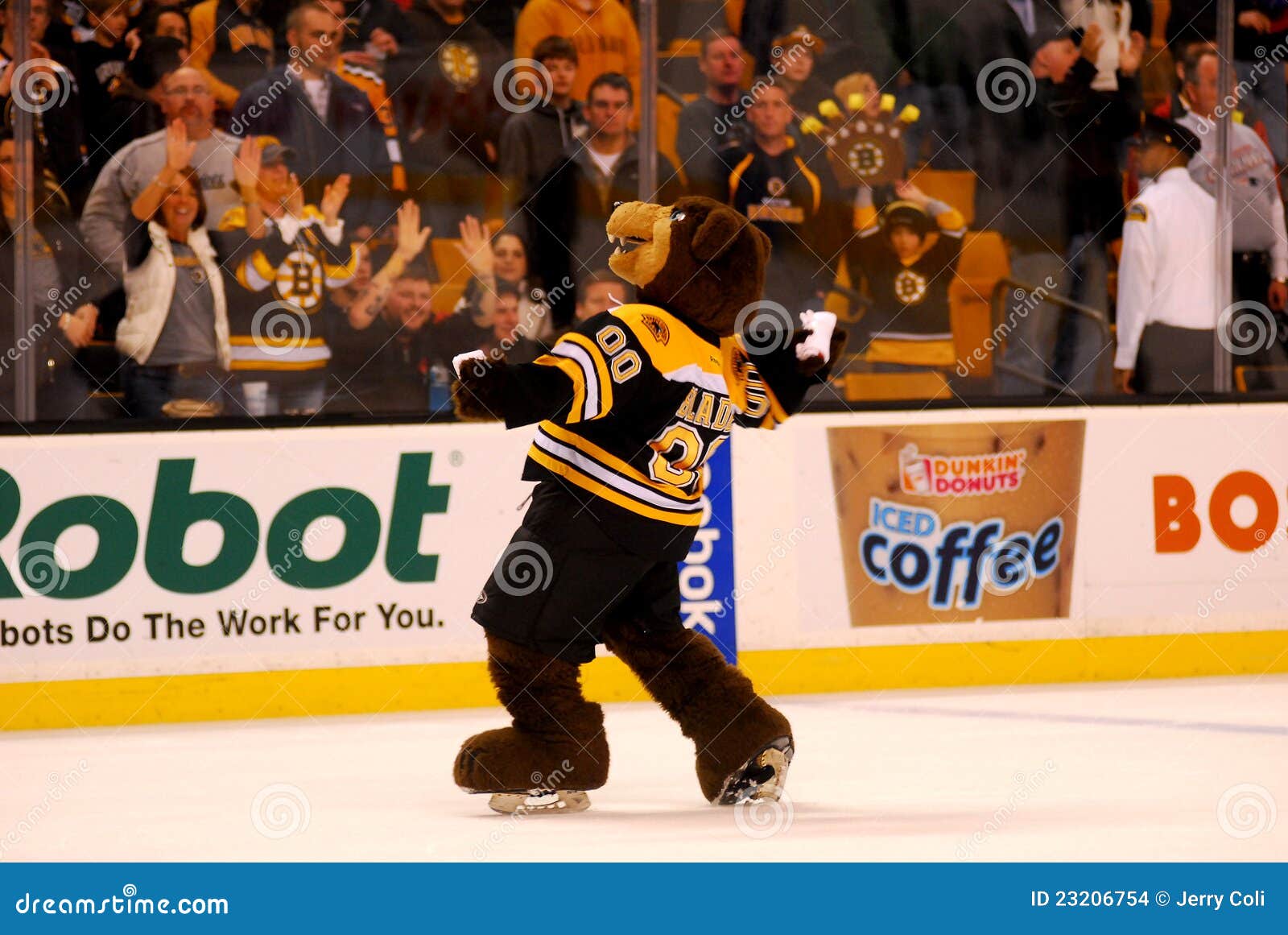 Mascotte De Boston Bruins De Lame Image stock éditorial - Image of ...