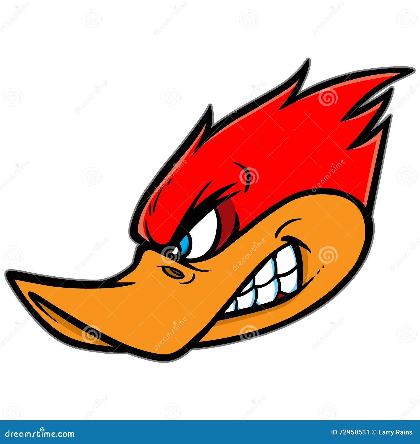 Mascotte de pivert illustration de vecteur. Illustration of aptitude ...