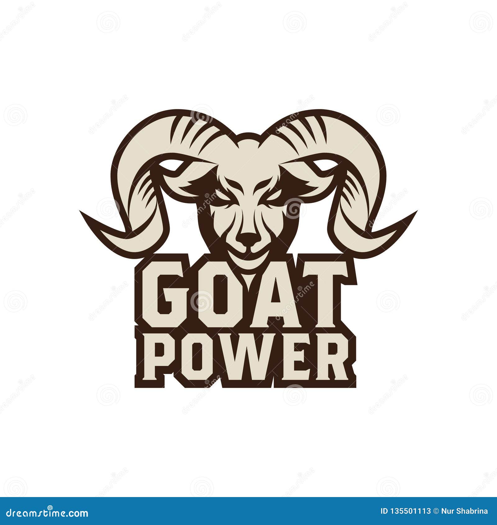 Mascotte O Logo Illustration Vector Design Audace Della Capra ...