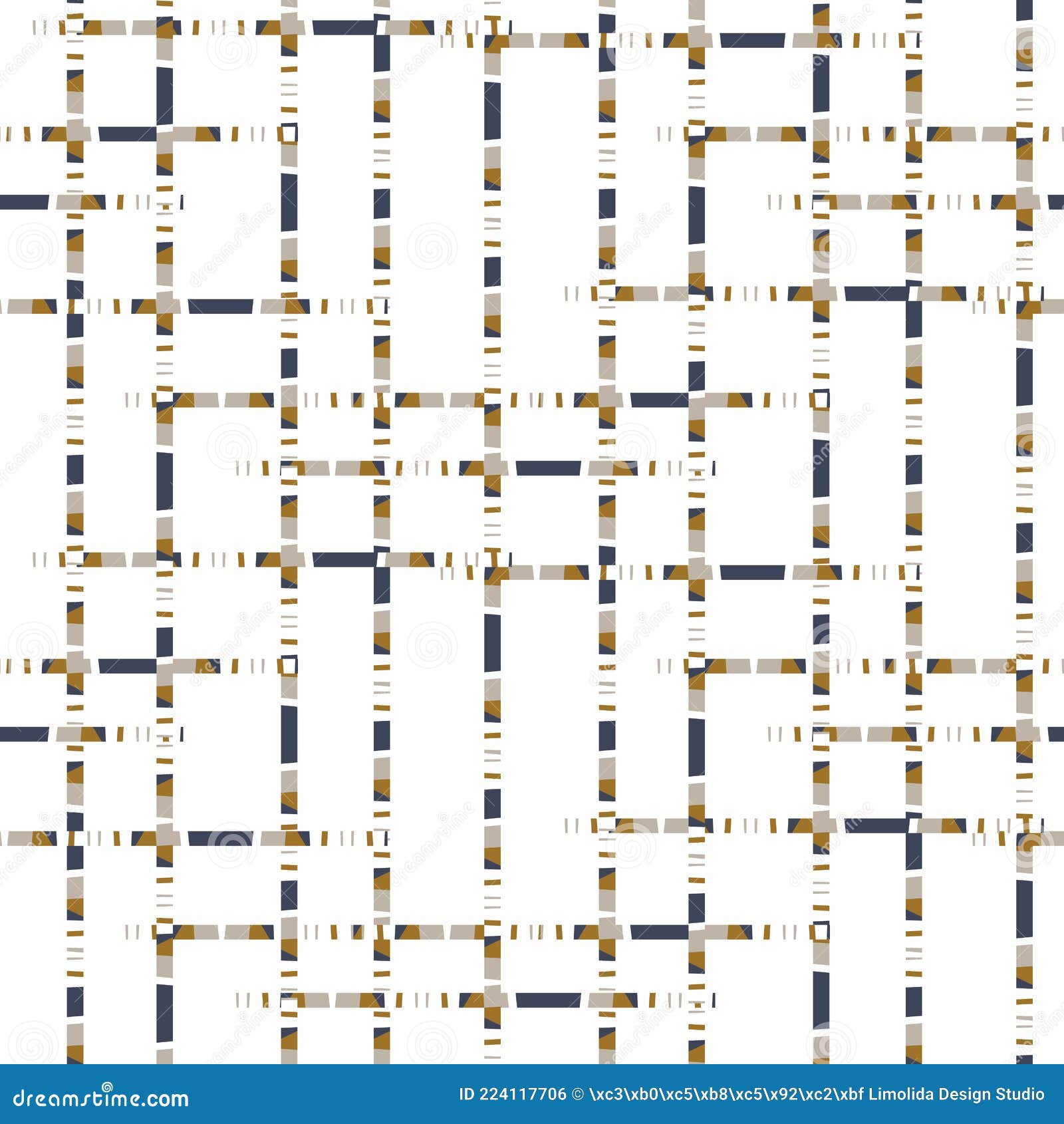 Masculine Broken Stripe Seamless Pattern. Classic Retro Line for ...
