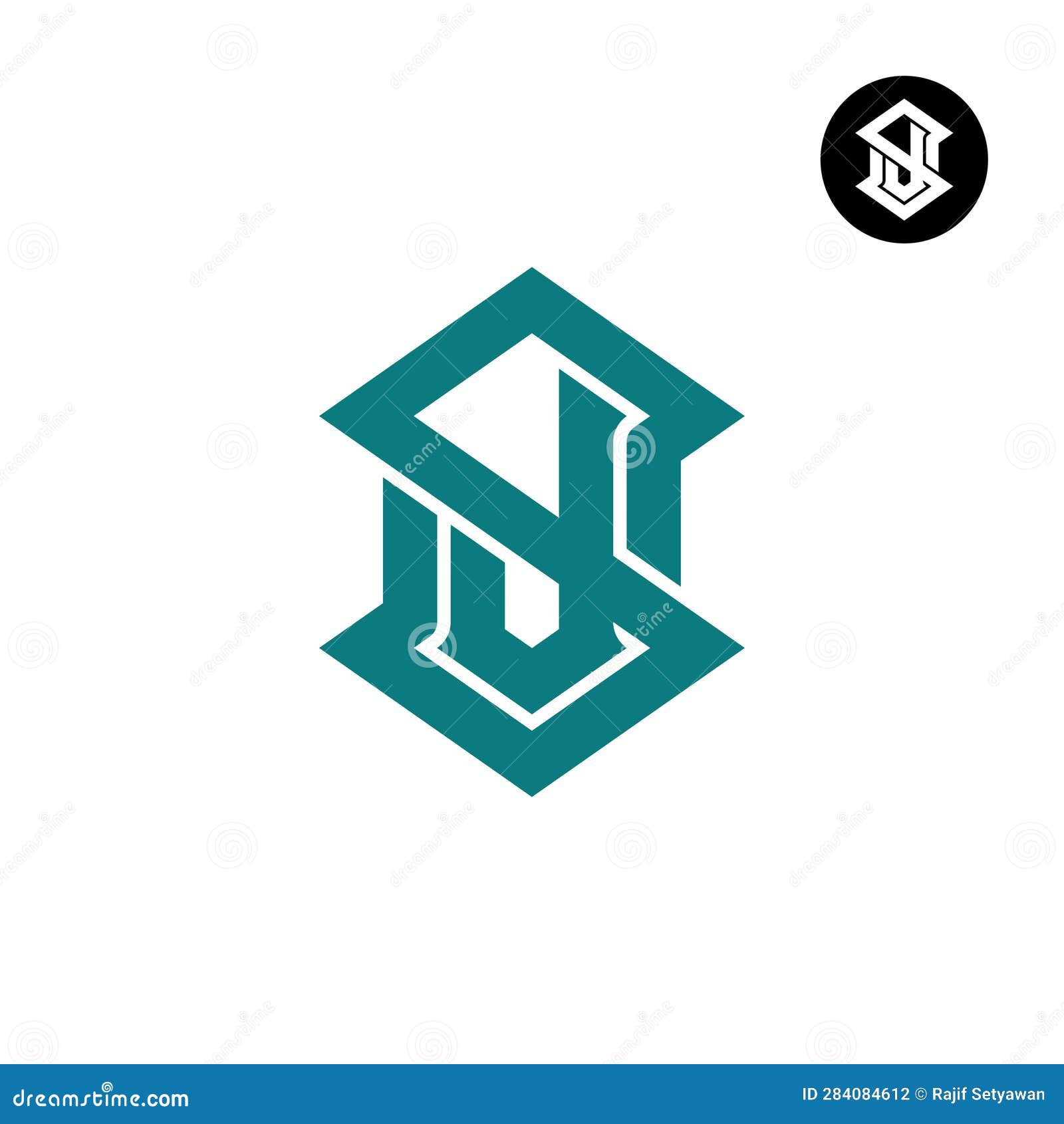 Masculine Letter SJ Monogram Clothing Logo Design Stock Vector ...