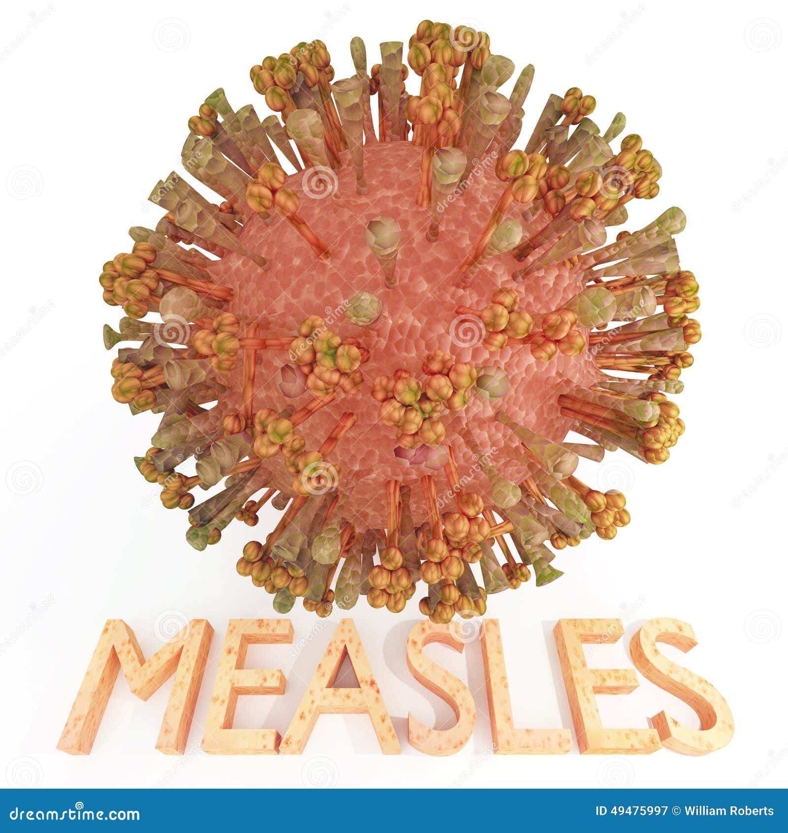 Masern-Virus mit Text stock abbildung. Illustration von mikrobiologie ...