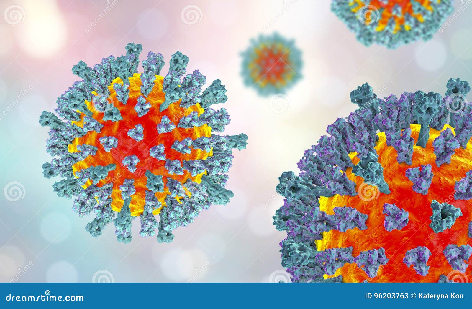 Masernvirus Abbildung stock abbildung. Illustration von kalt - 96203763