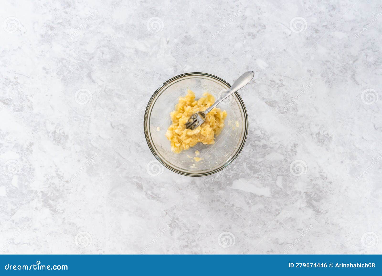 Mashed bananas stock photo. Image of mashing, seasoned - 279674446