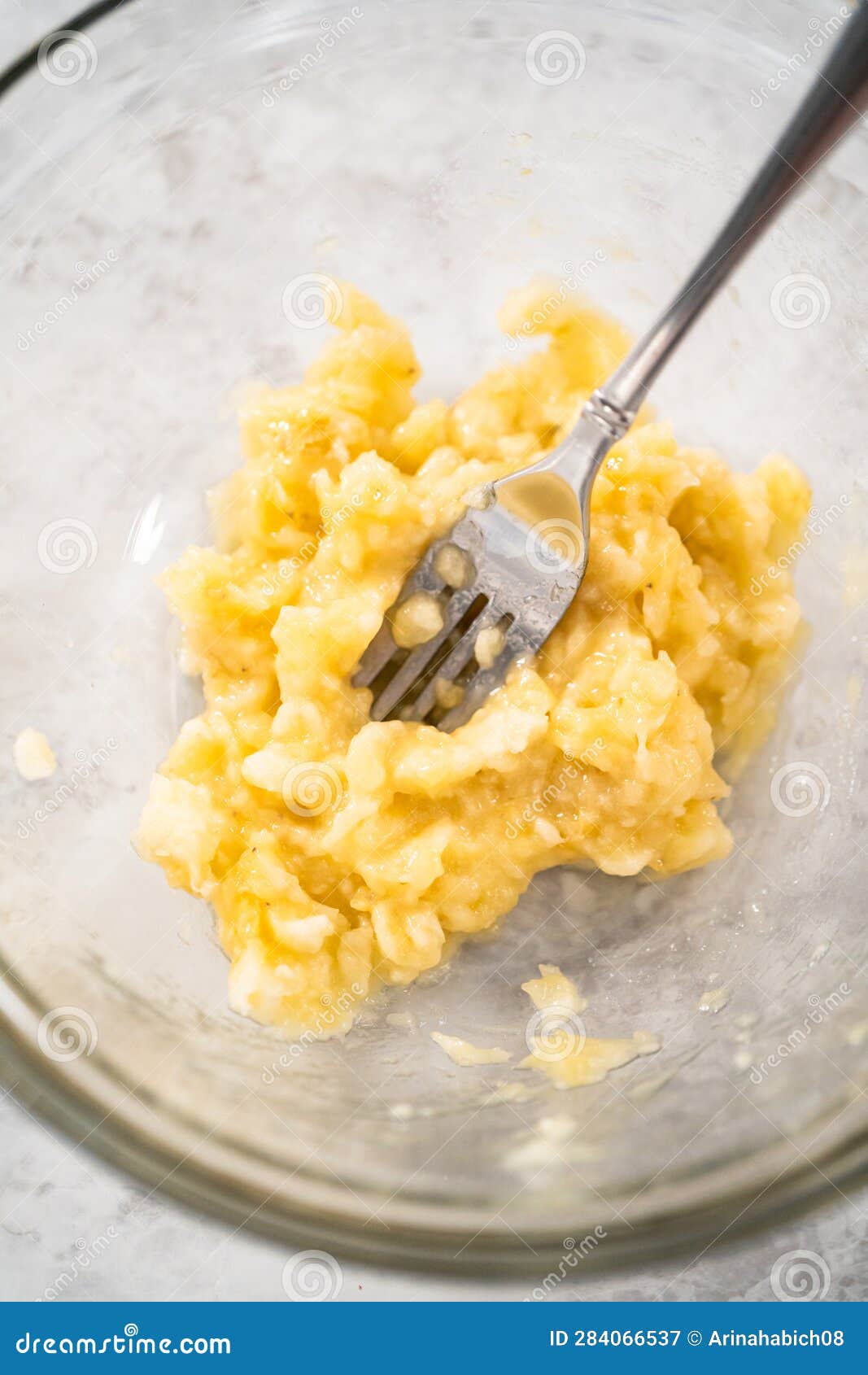 Mashed bananas stock image. Image of ripe, mashing, making - 284066537