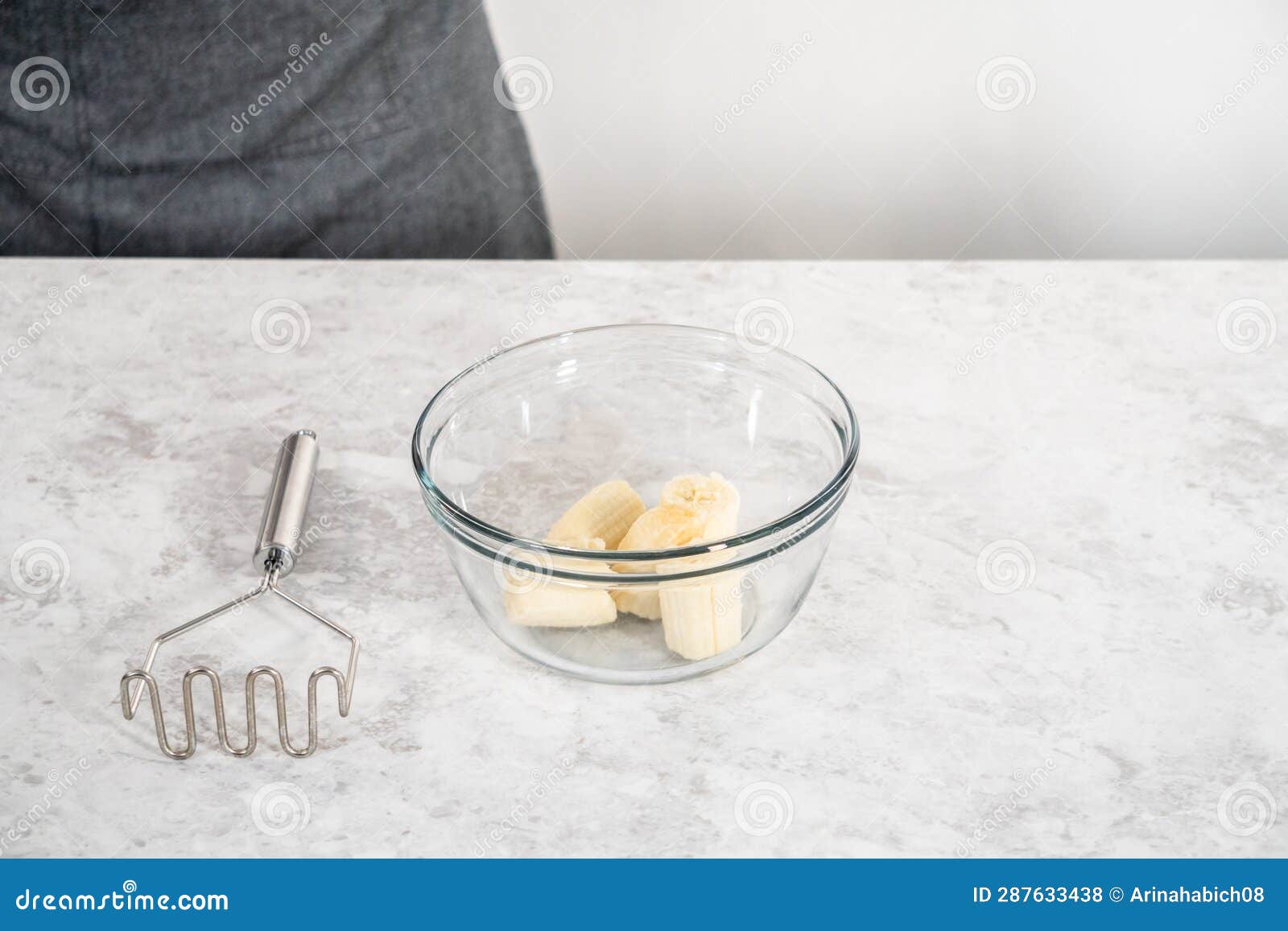 Mashed bananas stock photo. Image of fruit, food, seasoned - 287633438