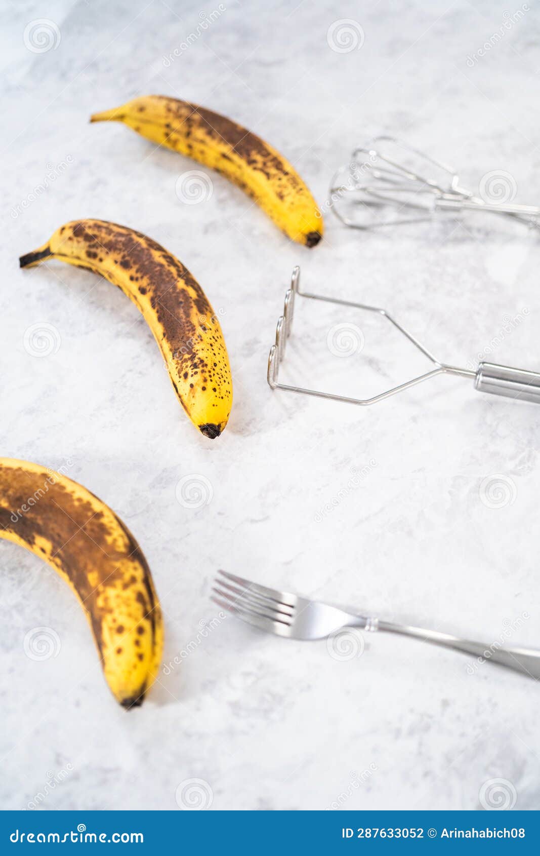 Mashed bananas stock photo. Image of plant, natural - 287633052